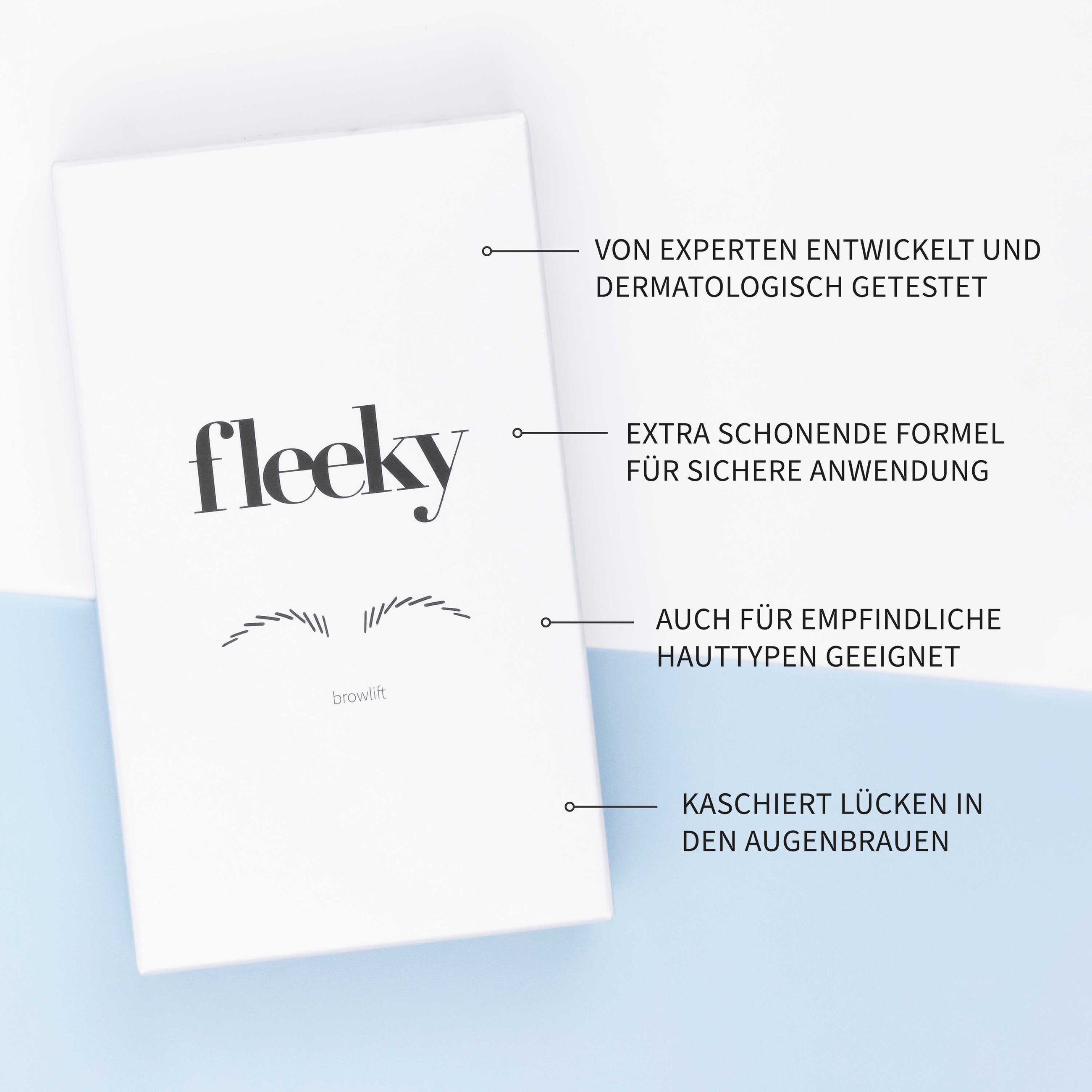 fleeky Browlift Set I Augenbrauenlifting für zuhause | fleeky